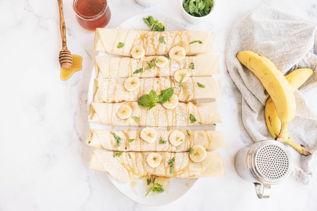 Banana and Yogurt Crepes | Savor Recipes