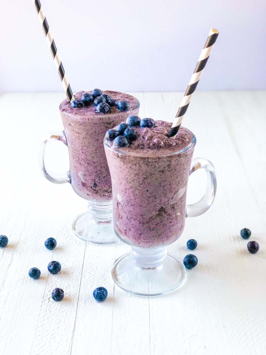 Blueberry Milkshake-2 | Savor Recipes