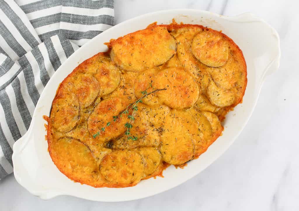 Cheesy Potato Bake | Savor Recipes