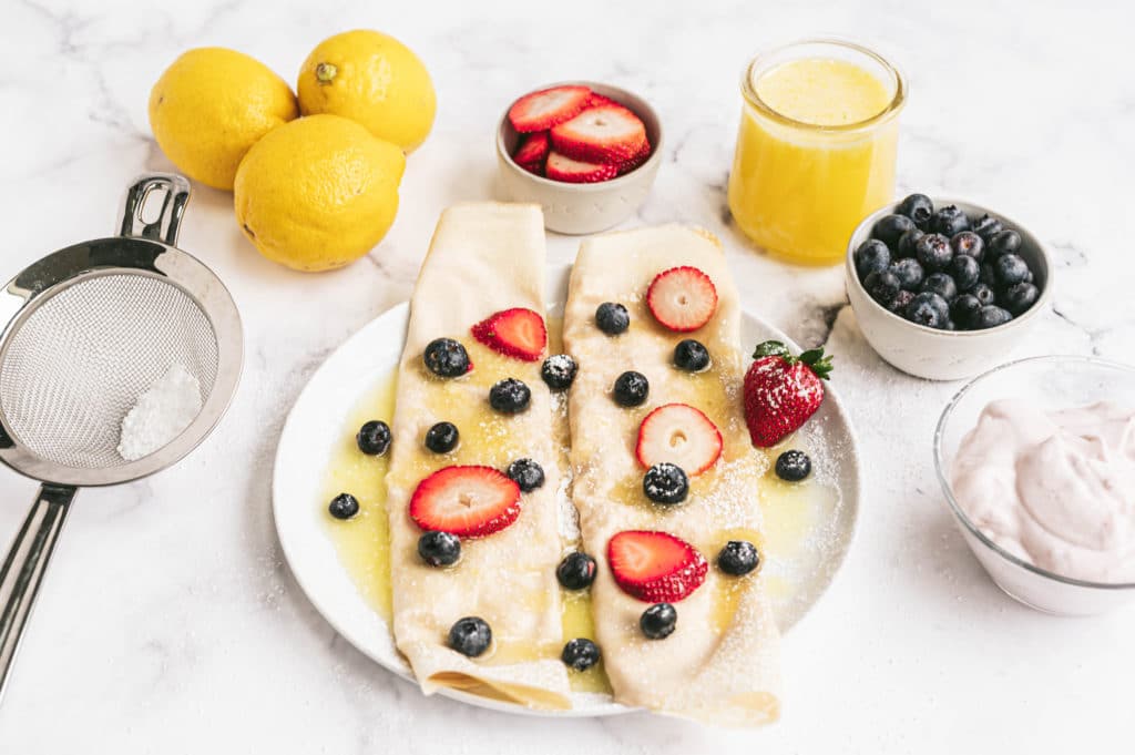 Lemon Berry Crepes | Savor Recipes
