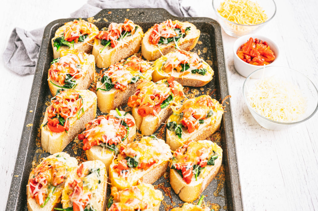 Red & Green Fontina-Cheddar Melt | Savor Recipes